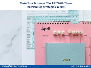 PPT – Make Your Business “Tax Fit” With These Tax Planning Strategies ...