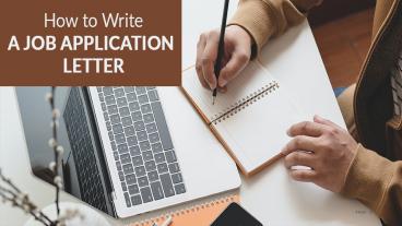 How to Write a Job Application Letter? presentation | free to download