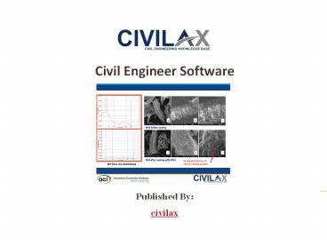 Civil Engineer Software presentation | free to download