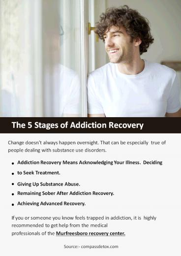 The 5 Stages of Addiction Recovery presentation | free to download