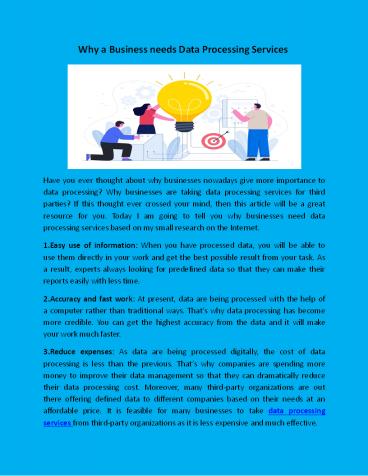 PPT – data processing india PowerPoint presentation | free to download ...