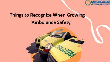 Every EMS System Should Be Doing Ambulance Safety- Ireland presentation ...