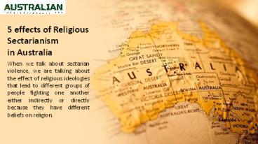 PPT – 5 effects of Religious Sectarianism in Australia PowerPoint ...