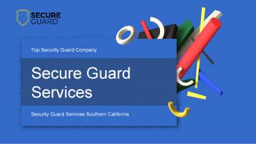 Top Security Guard Company presentation | free to download