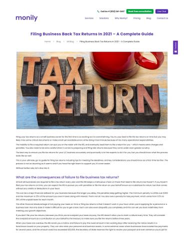 PPT – Filing Business Back Tax Returns In 2021 – A Complete Guide ...