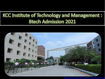 B tech Admission 2021 presentation | free to download