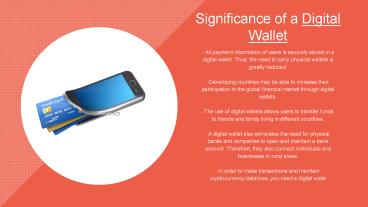PPT – Significance of Digital wallet PowerPoint presentation | free to ...
