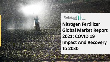 PPT – Nitrogen Fertilizers Market Growth, Demand, Overview And Segment Forecast To 2030 ...