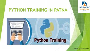 PPT – python training patna PowerPoint presentation | free to download ...