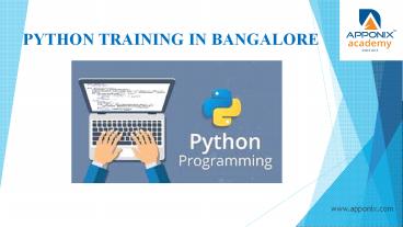 PPT – Python-Training-in-Bangalore PowerPoint presentation | free to ...