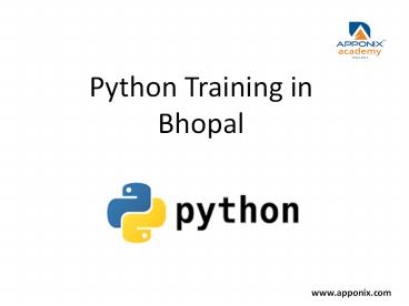 PPT – Python Training in Bhopal PowerPoint presentation | free to ...