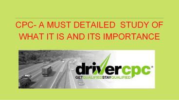 CPC - A MUST STUDY ABOUT WHAT IS CPC AND ITS IMPORTANCE presentation ...