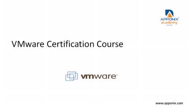 PPT – Learn VMware Certification Course PowerPoint presentation | free ...