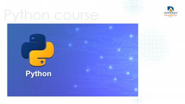 PPT – python course PowerPoint presentation | free to download - id ...