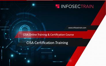 CISA Certification Training presentation | free to download