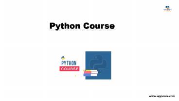 PPT – Python Course PowerPoint presentation | free to download - id ...