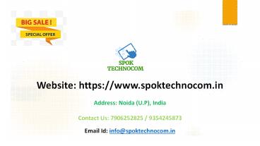 Retsol PD2000 Barcode Scanner from SPOK Technocom presentation | free to download