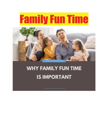 Family Fun Time presentation | free to download
