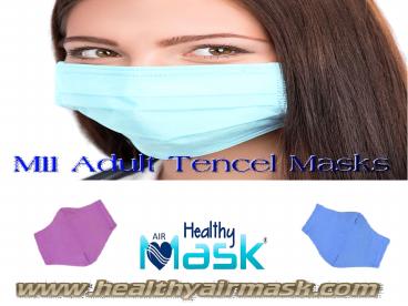 M11 Adult Tencel Masks presentation | free to download