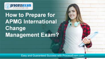 [Study Tips] APMG International Change Management Certification Exam ...