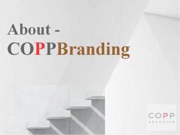 About COPP Branding presentation | free to download
