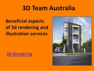 PPT – 3d rendering aus PowerPoint presentation | free to download - id ...