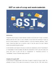 PPT – Scrap and Waste Management PowerPoint presentation | free to ...