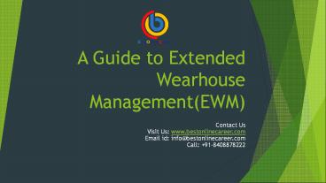 PPT – SAP EWM Training | SAP EWM ABAP Training | EWM Online Training ...