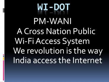 PM Wani Wifi in India| Public Wifi Network for Hospitals & Shops ...