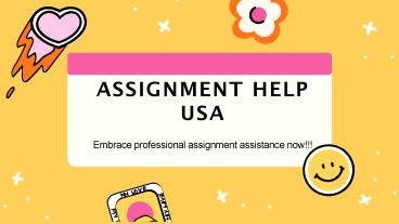 ASSIGNMENT HELP USA Embrace professional assignment assistance now ...