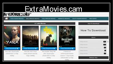 PPT – ExtraMovies | The best website to download latest movies ...