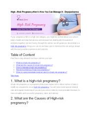 PPT – How to Deal With a High-Risk Pregnancy PowerPoint presentation ...