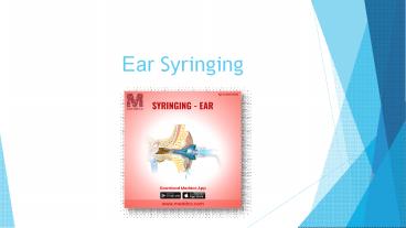 Ear Syringing presentation | free to download