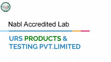 Nabl Accredited Product Testing Labs presentation | free to download