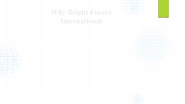 PPT – Why Bright Future PPT PowerPoint presentation | free to download ...