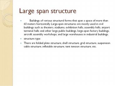 Large-span space frame structures stadium building presentation | free to download