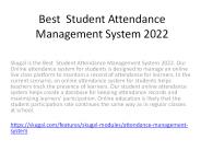 PPT – Attendance management system PowerPoint presentation | free to ...