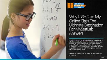 PPT – Why Is Go Take My Online Class The Ultimate Destination For ...