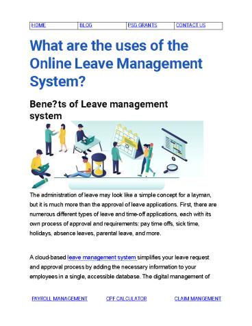 Benefits Of Leave Management System presentation | free to download