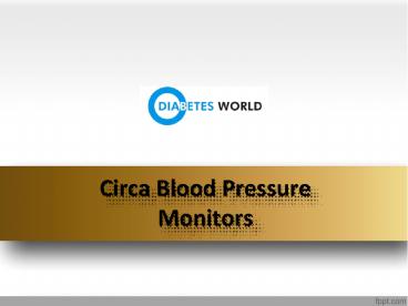 PPT – Circa Blood Pressure Machine Store in Hyderabad, Circa Blood ...