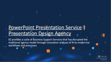 What is the range of services offered by a powerpoint presentation ...