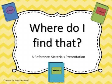 PPT – A Reference Materials Presentation PowerPoint presentation | free ...