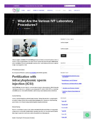 What Are the Various IVF Laboratory Procedures? presentation | free to ...