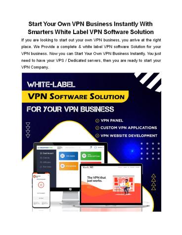 PPT – White Label VPN Software Solutions For VPN Business - Start Your ...