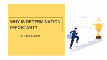 Why is Determination Important? presentation | free to view