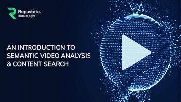 PPT – Semantic Video Analysis PowerPoint presentation | free to ...