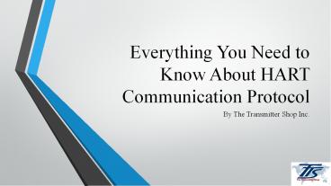 Everything You Need to Know About HART Communication Protocol ...