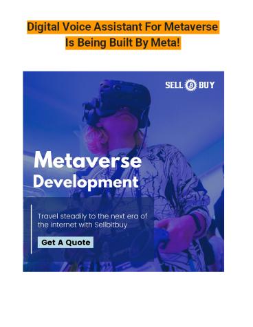 PPT – Digital Voice Assistant For Metaverse Is Being Build By Meta ...