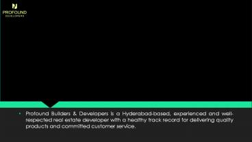 PPT – Profound Symphony Anekal Road PowerPoint presentation | free to ...