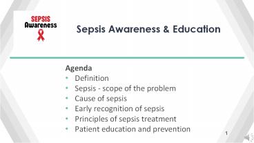 Sepsis Awareness Education presentation | free to download